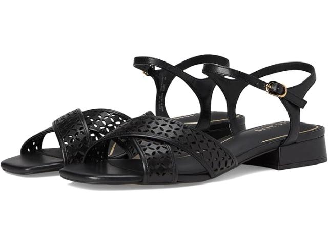 (取寄) コールハーン レディース サンダル Cole Haan women Patie Sandals Black Perforated Leather