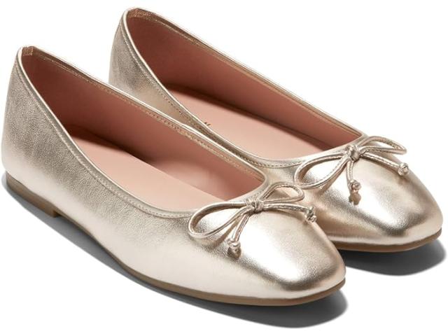(取寄) コールハーン レディース ヤラ ソフト バレエ Cole Haan women Cole Haan Yara Soft Ballet Soft Gold Leather