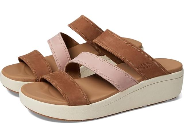 (取寄) キーン レディース エレシティ スライド KEEN women Ellecity Slide Toasted Coconut/Fawn