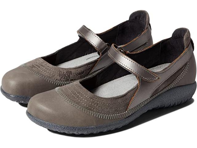 (取寄) ナオト レディース キレイ Naot women  Kirei Gray Marble Suede/Foggy Gray Leather/Mirror Leather