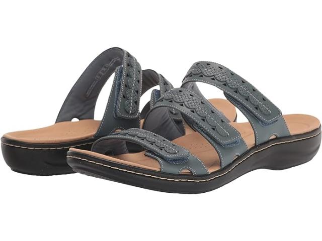 (取寄) クラークス レディース ローリアン コーヴ Clarks women Clarks Laurieann Cove Blue Grey Leather