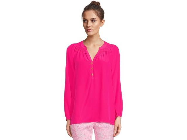 (取寄) リリー ピュリッツァー レディース エルザ トップ Lilly Pulitzer women Elsa Top Parigi Pink