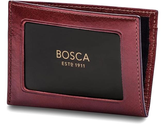 (取寄) ボスカ メンズ オールド レザー コレクション - ウィークエンド ウォレット Bosca men Old Leather Collection - Weekend Wallet Dark Brown Leather