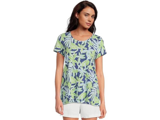 (取寄) リリー ピュリッツァー レディース エッタ スクープ ネック Lilly Pulitzer women Etta Scoop Neck Sapphire Pool Tropical Tango