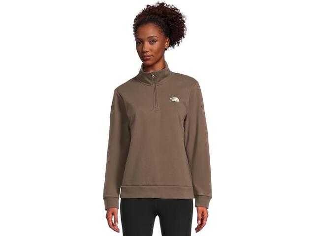 (取寄) ノースフェイス レディース エボリューション エンブロイダー 1/4 ジップ The North Face women Evolution Embroidered 1/4 Zip Smokey Brown