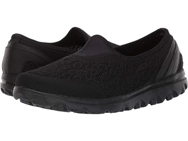 (取寄) プロペット レディース トラベルアクティブ スリッポン Propet women TravelActiv Slip-On All Black