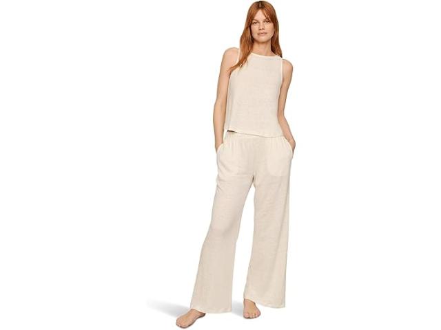 (取寄) エバージェイ レディース オーガニック リネン パンツ Eberjey women Organic Linen Pants Ivory