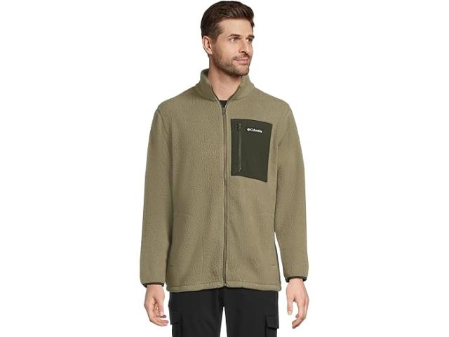 (取寄) コロンビア メンズ ジャスパー リッジ ペブルド フル ジップ フリース Columbia men Jasper Ridge Pebbled Full Zip Fleece Stone Green/Greenscape
