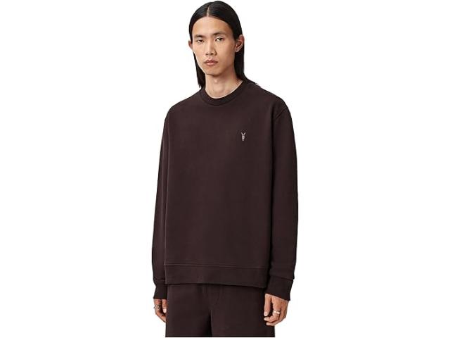 (取寄) オールセインツ メンズ アシャー クルー AllSaints men Asher Crew Plum Brown