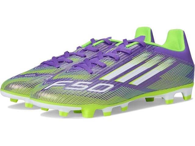 (取寄) アディダス クラブ グランド サッカー クリーツ adidas F50 Club Firm/Multi Ground Soccer Cleats Purple Rush/White/Lucid Lemon