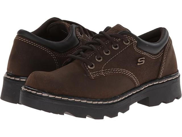 (取寄) スケッチャーズ レディース パーティーズ - メイト SKECHERS women Parties - Mate Chocolate Scuff Resistant Leather