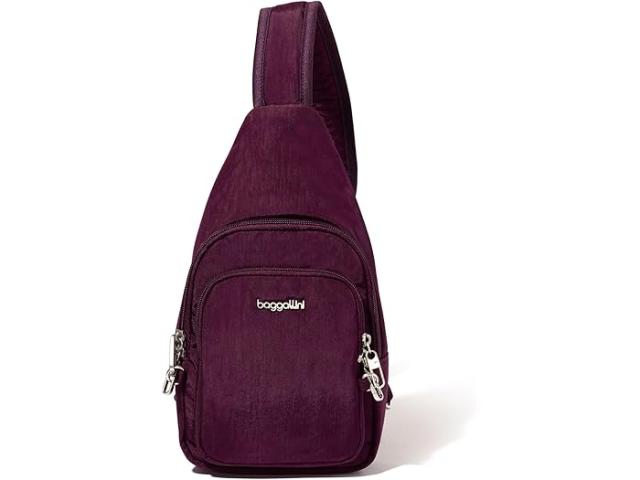 (取寄) バッガリーニ レディース セキュルテックス アンチ-シーフ デイトリッパー スリング Baggallini women Securtex Anti-Theft Daytripper Sling Mulberry