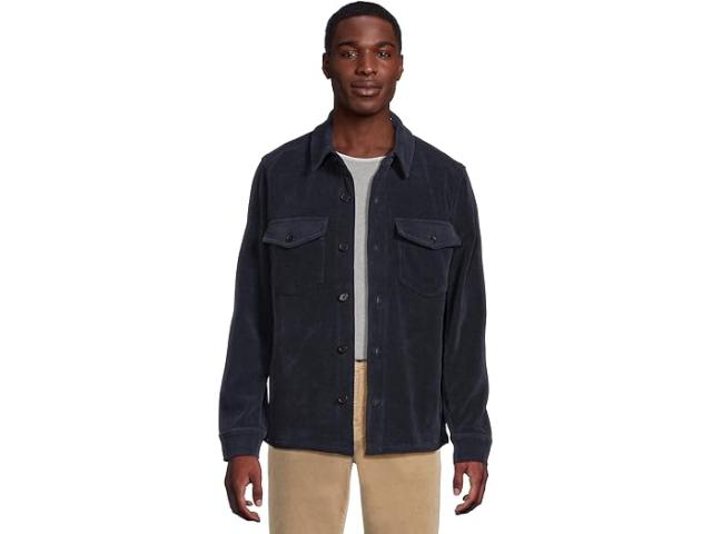 (取寄) リバプールロサンゼルス メンズ ニット コーデュロイ オーバーシャツ Liverpool Los Angeles men Knit Corduroy Overshirt Midnight Blue