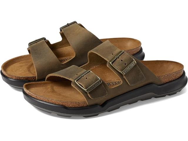 (取寄) ビルケンシュトック メンズ アリゾナ ラギッド Birkenstock men Arizona Rugged Faded Khaki Oiled Leather