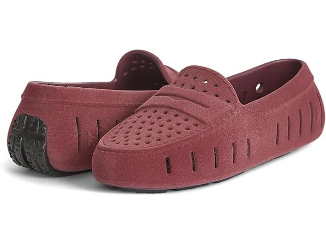 (取寄) フローファ レディース ポッシュ ドライバ フォー スエード Floafers women Floafers Posh D Faux Suede Burgundy Vegan Suede