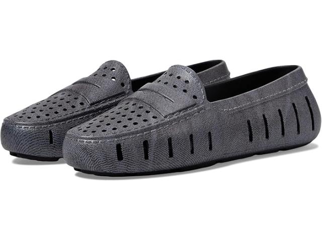 (取寄) フローファ レディース ポッシュ ドライバ プリント Floafers women Posh D Print Black Denim