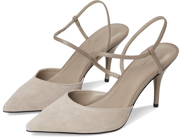 (取寄) カルバンクライン レディース    women Cordera Taupe Leather