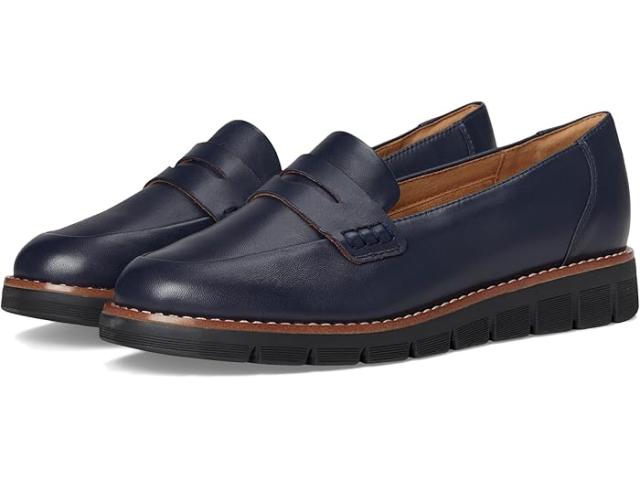 (取寄) イージースピリット レディース  Easy Spirit women Velia Navy Leather