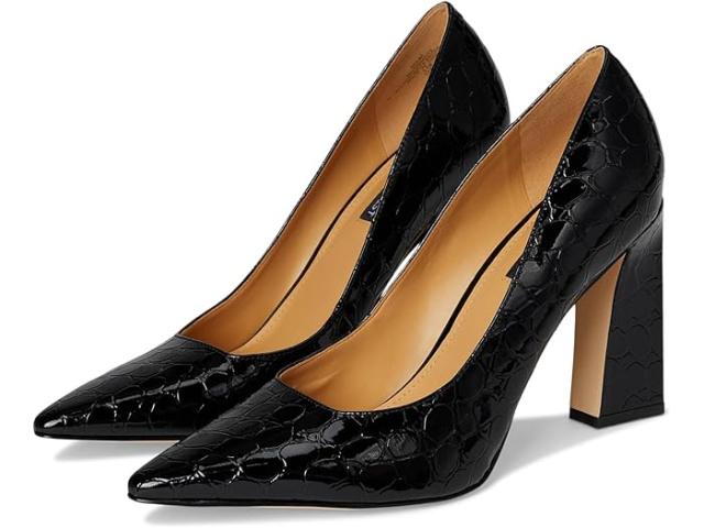 (取寄) ナインウエスト レディース  Nine West women Tamant Black Croco Patent