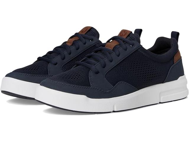 (取寄) ナン ブッシュ メンズ コア シティ ラリー オックスフォード メッシュ アスレチック スタイル モカシン トゥ ライトウェイト レース-アップ Nunn Bush men KORE City Rally Oxford Mesh Athletic Style Moccasin Toe U-Bal Lightweight Lace-Up Navy