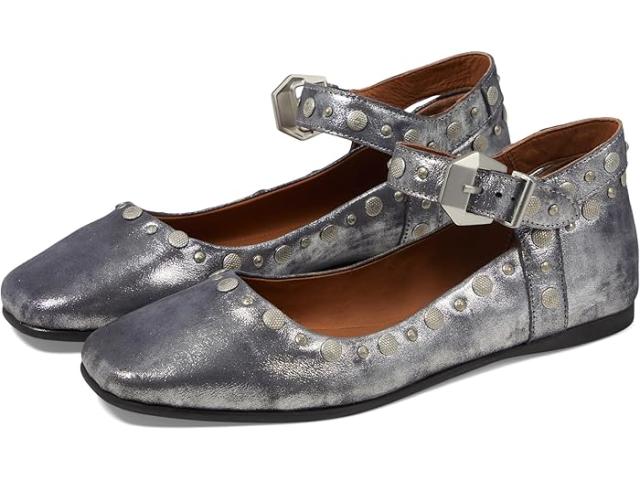 (取寄) フリーピープル レディース ミスティック メアリー ジーン フラッツ Free People women Mystic Mary Jane Flat Silver Distress