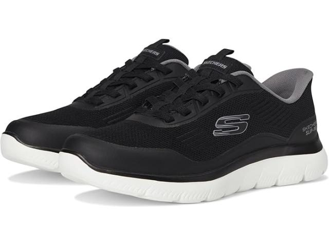 (取寄) スケッチャーズ メンズ サミッツ ハンズ フリー スリップ-イン SKECHERS men Summits Leyter Hands Free Slip-in Black/White