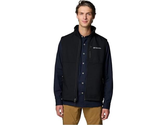 (取寄) コロンビア メンズ アセンダー リ ソフトシェル ベスト Columbia men Ascender II Softshell Vest Black