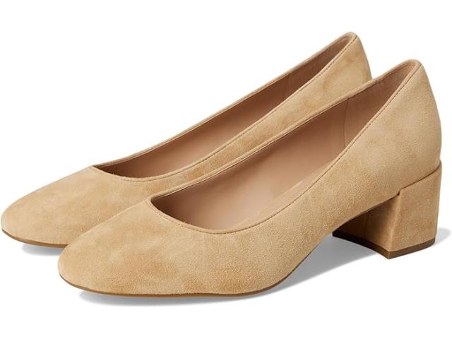(取寄) コールハーン レディース ゴー-トゥ シェイラ ブロック ヒール ポンプ Cole Haan women Go-to Shayla Block Heel Pump Tuscan Sand Suede