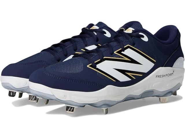 (取寄) ニューバランス メンズ フレッシュ フォーム X ベースボール クリーツ New Balance men Fresh Foam X 3000v7 Baseball Cleats Team Navy/White
