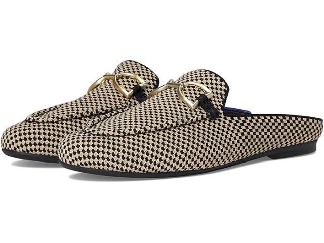 (取寄) レディース ザ ダブル ビット ローファー ミュール Rothy's women The Double Bit Loafer Mule Classic Micro Check