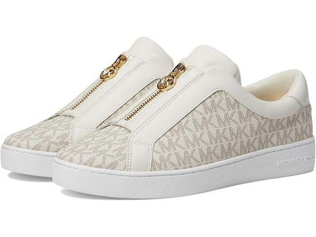 (取寄) マイケルコース レディース キートン ジップ スリッポン MICHAEL Michael Kors women Keaton Zip Slip On Vanilla
