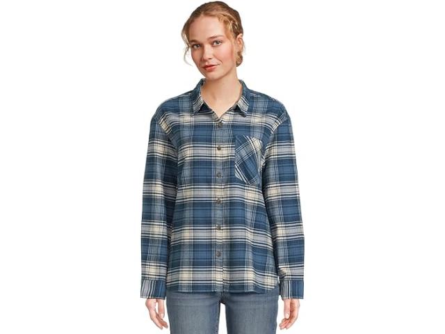 (取寄) ソルティ クルー レディース ショア ブレーク フランネル Salty Crew women Shore Break Flannel Midnight Navy