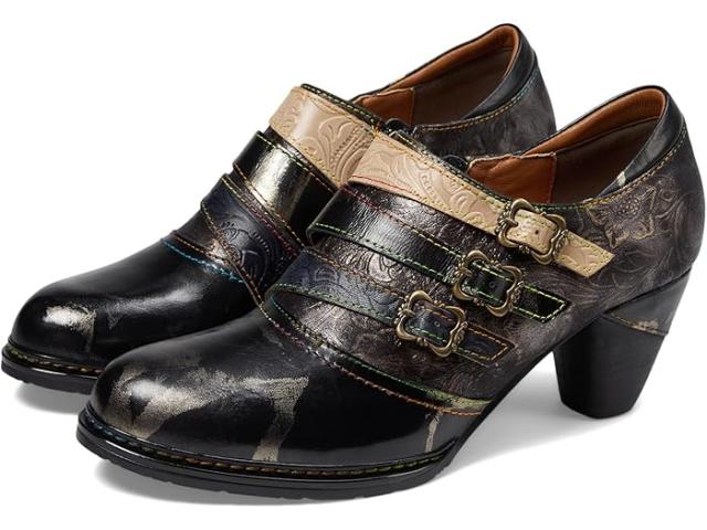 (取寄) ラルティストバイスプリングステップ レディース グラフィック L'Artiste by Spring Step women L'Artiste by Spring Step Graphic Black llic