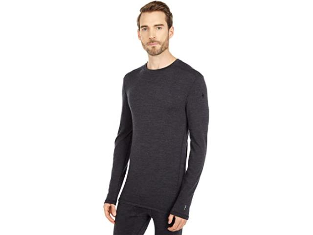 (取寄) スマートウール メンズ メリノ 250 ベース レイヤー クルー Smartwool men Smartwool Merino 250 Base Layer Crew Charcoal Heather