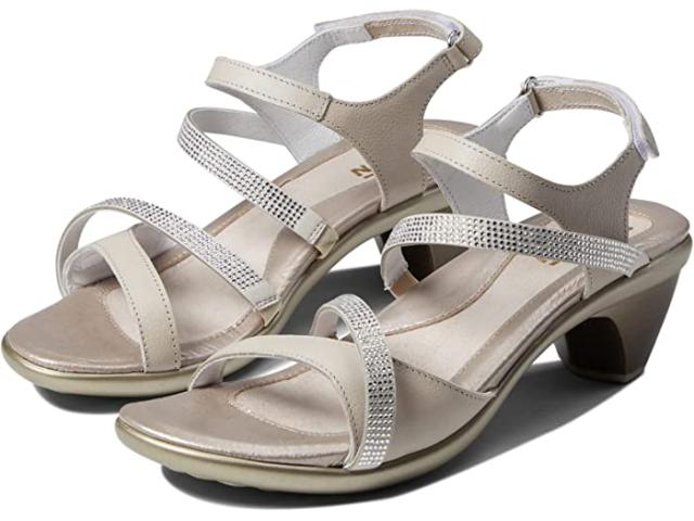 (取寄) ナオト レディース イノベイト Naot women  Innovate Soft Ivory Leather/Clear Rhinestones