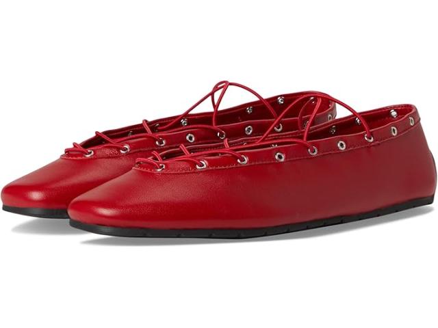 (取寄) スティーブマデン レディース ポワント Steve Madden women Pointe Red Leather