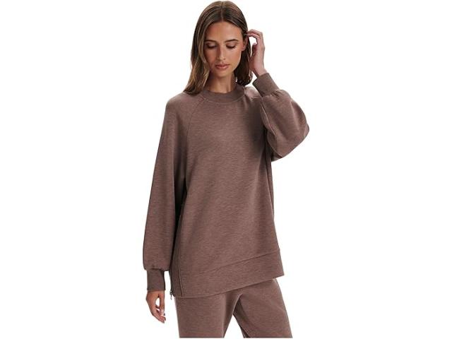 (取寄) バーリー レディース ニコール ボーイフレンズ スウェット Varley women Nicole Boyfriend Sweat Deep Taupe Marl Fleck