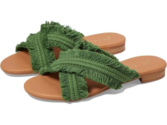 (取寄) フレンチ ソール レディース メレディス French Sole women Meredith Green Linen