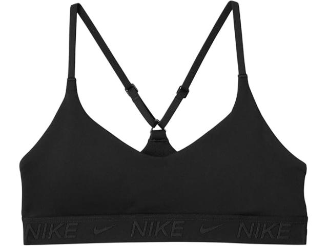(取寄) ナイキ キッズ ガールズ ドライ-フィット インディ ブラ (リトル キッド/ビッグ キッド) Nike Kids girls Dri-FIT Indy Bra (Little Kid/Big Kid) Black/Black