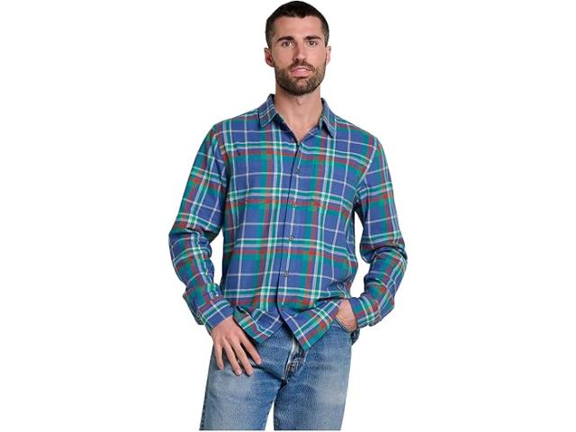 (取寄) トードアンドコー メンズ ロング スリーブ シャツ Toad&Co men Pinevale Long Sleeve Shirt Kyanite