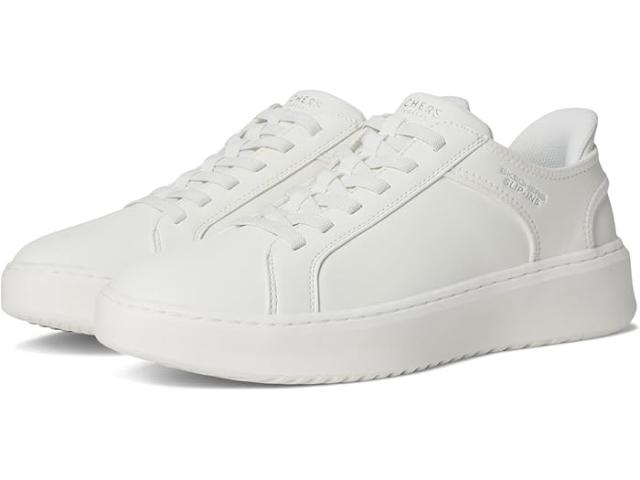 (取寄) スケッチャーズ メンズ コート ブレーク - ダブル ベンティッド ハンズ フリー スリップ-インス SKECHERS men SKECHERS Court Break - Double Vented Hands Free Slip-Ins White