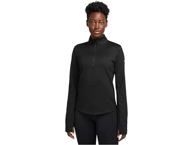 (取寄) ナイキ レディース ワン サーマ-フィット 1/2-ジップ ミッド レイヤー Nike women One Therma-FIT 1/2-Zip Mid Layer Black