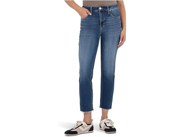 (取寄) カット フロム ザ クロス レディース レイチェル ハイライズ ファブ AB マム ロー ヘム KUT from the Kloth women Rachael High-rise Fab Ab Mom Raw Hem Explore