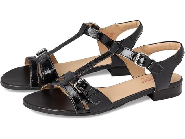 (取寄) マークジョセフニューヨーク レディース テラス ストリート サンダル Marc Joseph New York women Terrace Street Sandals Black Svelte Patent