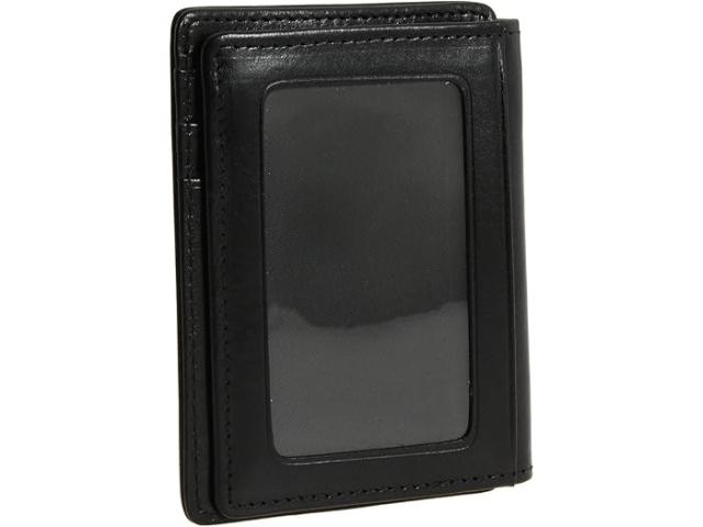(取寄) ボスカ メンズ オールド レザー コレクション - フロント ポケット ウォレット Bosca men Bosca Old Leather Collection - Front Pocket Wallet Black Leather
