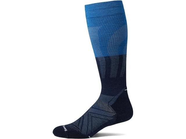 (取寄) スマートウール メンズ ラン ターゲッティド クッション コンプレッション オーバーザカーフ Smartwool men Smartwool Run Targeted Cushion Compression Over-the-Calf Deep Navy
