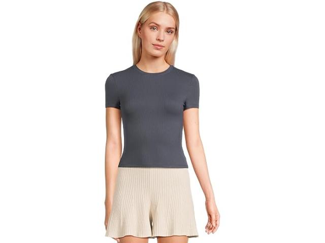 (取寄) アグ レディース ミリアム ベイビー ティー リブ UGG women Miriam Baby Tee Rib Thundercloud