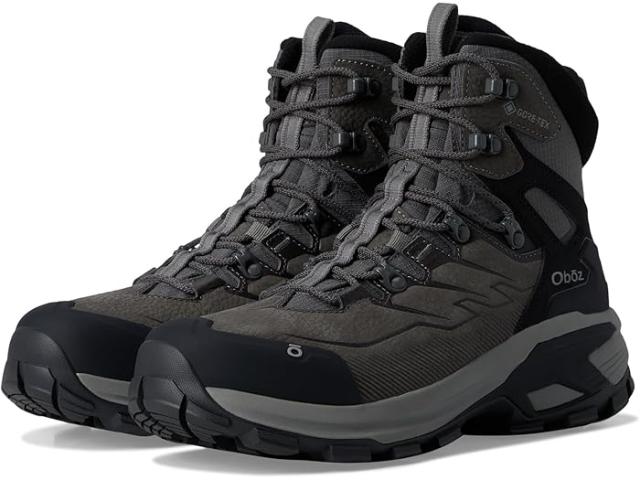 (取寄) オボズ メンズ ブリッジャー リッジ ミッド Gtx Oboz men Bridger Ridge Mid GTX Gunl Black