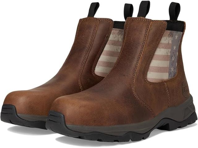 (取寄) ホス メンズ オールド グローリー ディストレス Hoss men Hoss Old Glory Distressed Brownの ...