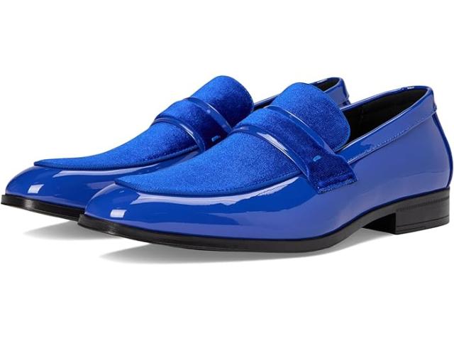 (取寄) ステイシー アダムス メンズ サドル スリッポン Stacy Adams men Spratley Saddle Slip-On  Blue